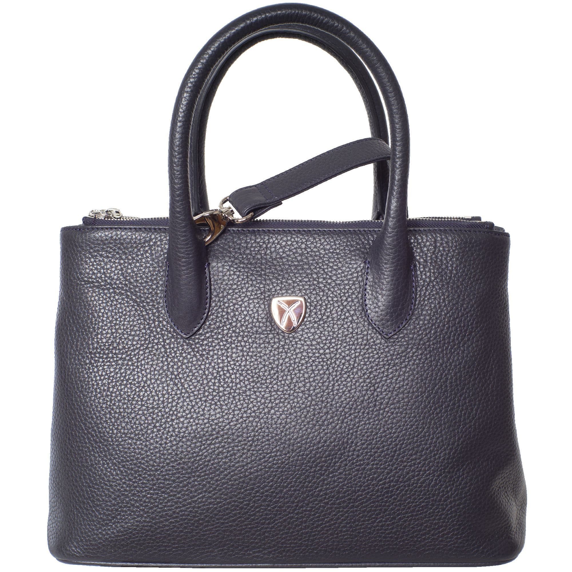 Handtasche Blau Leder Sale