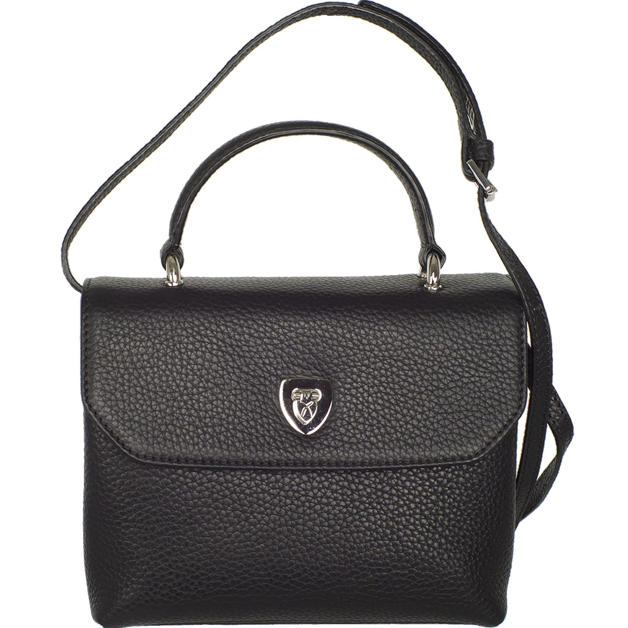 Handtasche Leder schwarz | Corf Offermann